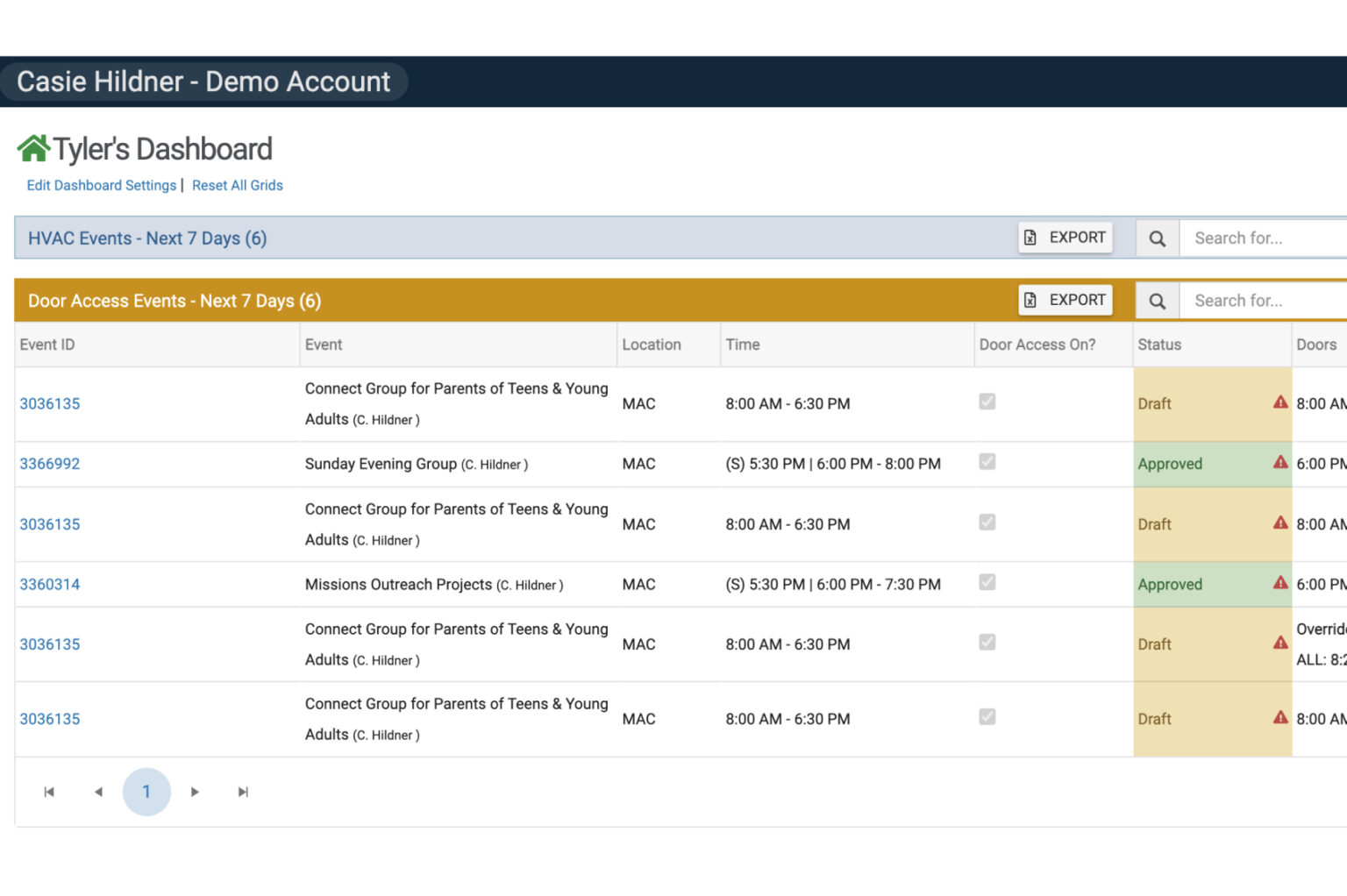 Facility Management Platform for Churches and Schools - eSPACE